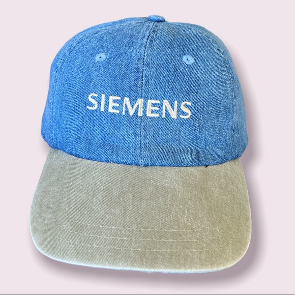 Halo | Accessories | Vintage Siemens Racing Strapback Denim Hat | Poshmark